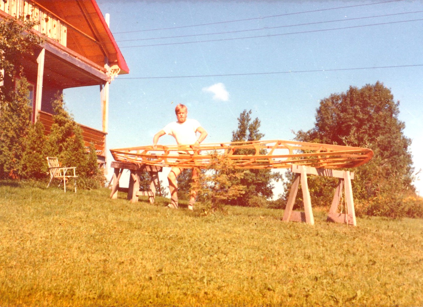 Building the PBK 18 Kayak: Pictures of the first PBK 18 Being Built.