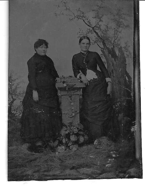 Peeking Into The Past: Orphan Photo # 63 Vintage Tin Type Photo of Two ...