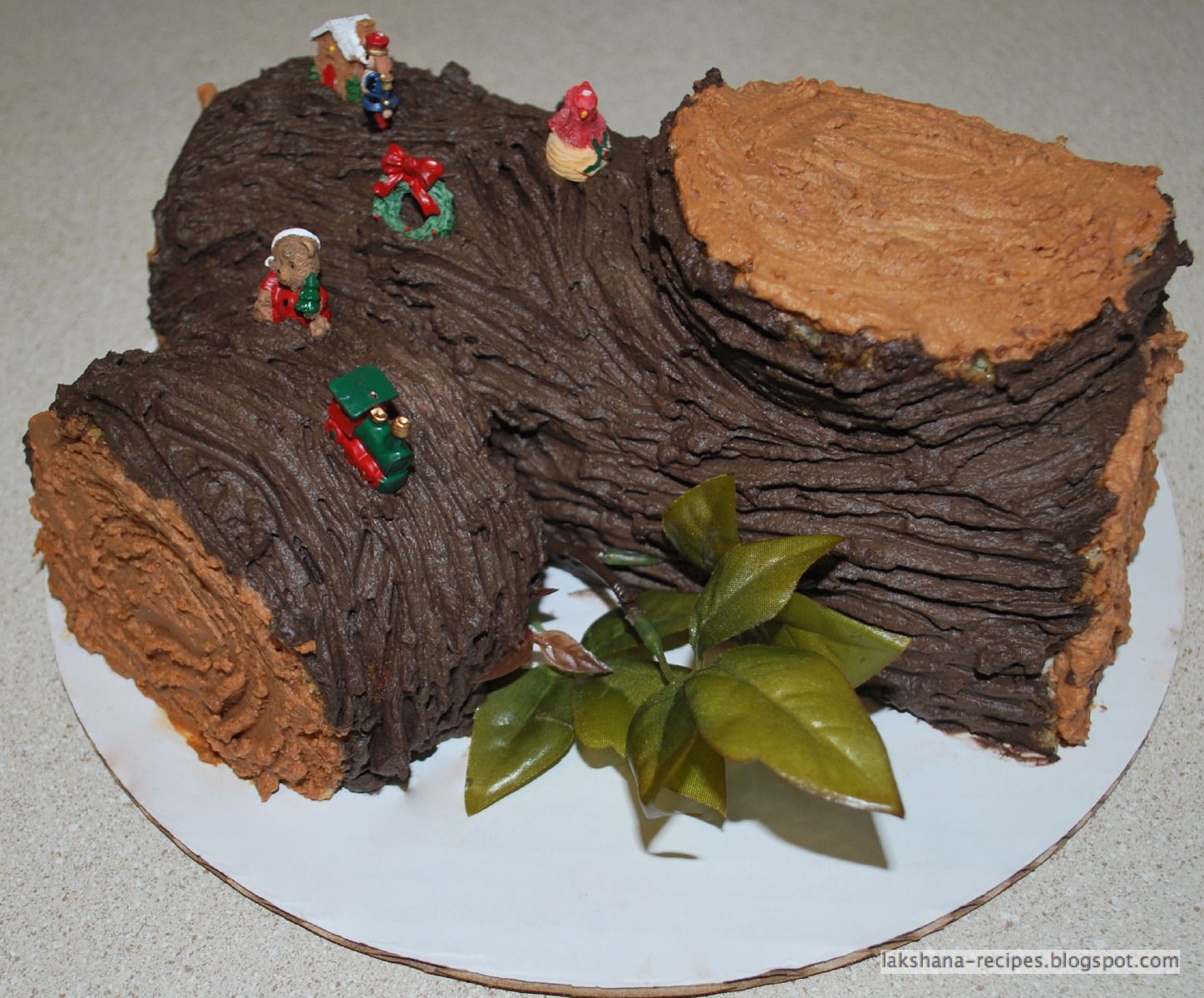 lakshana-recipes: Log cake