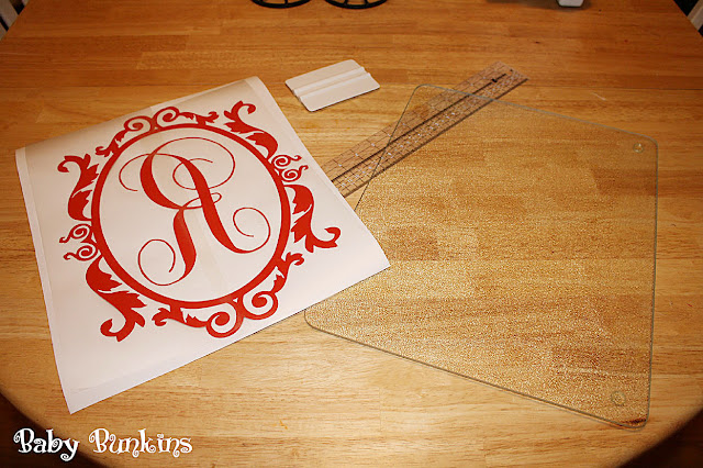 Baby Bunkins: Monogrammed Cutting Board