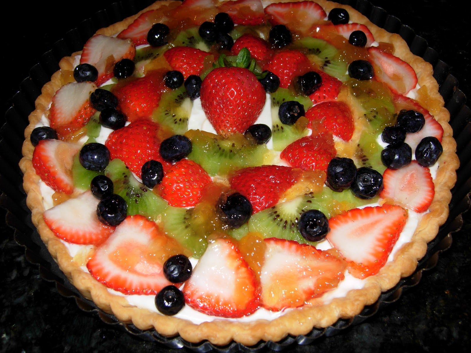 Zaza's Table: TROPICAL FRUIT TART