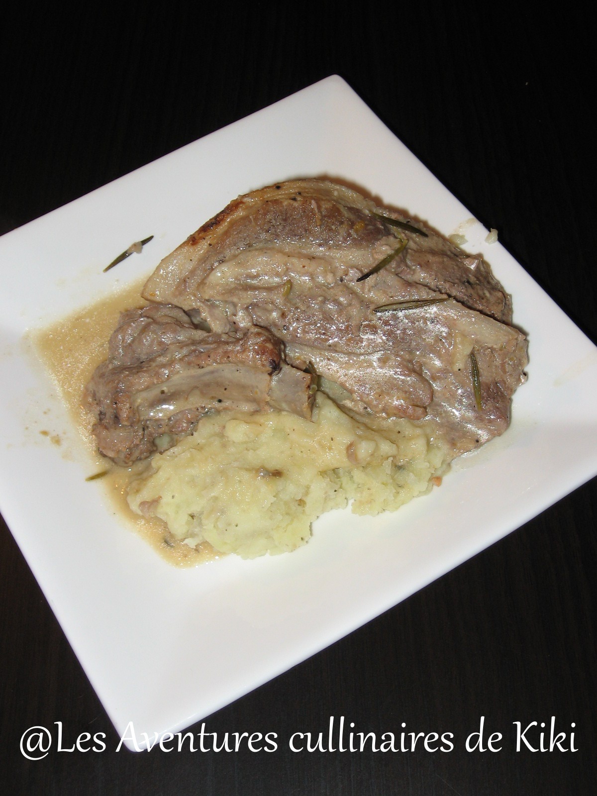 Faits avec amour /Les Aventures culinaires de Kiki: Côtes de porc ...