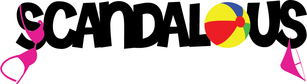 Sam Mallows Design: Scandalous Logo (Beach Party Version)