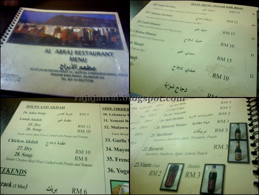 The Sporadic Chronicles of a Regular Review: Restoran Al-Abraj, Bangi