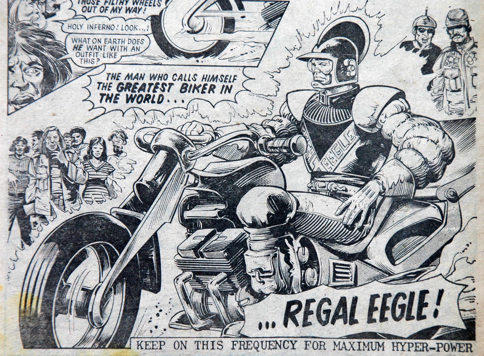 G e o r d i e B i k e r: Motorcycles in Comic Art 2000AD INFERNO