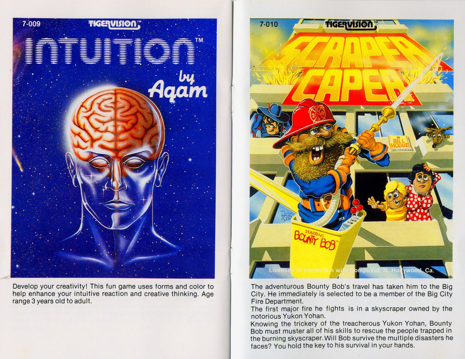 Gaming After 40: Unreleased: Intuition and Scraper Caper for the Atari 2600