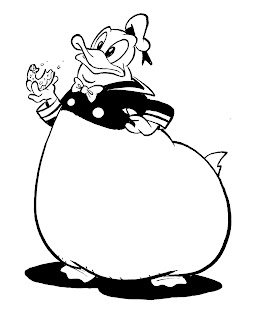 bill white cartoons: Fat Donald