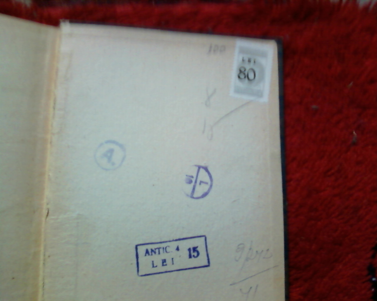 TIMBRE, VEDERI, CARTI VECHI, REVISTE