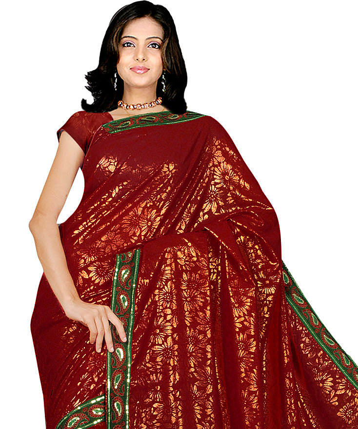 Sarees from INDIA: Sarees from India, Worn as Saree/Material for Kurung ...