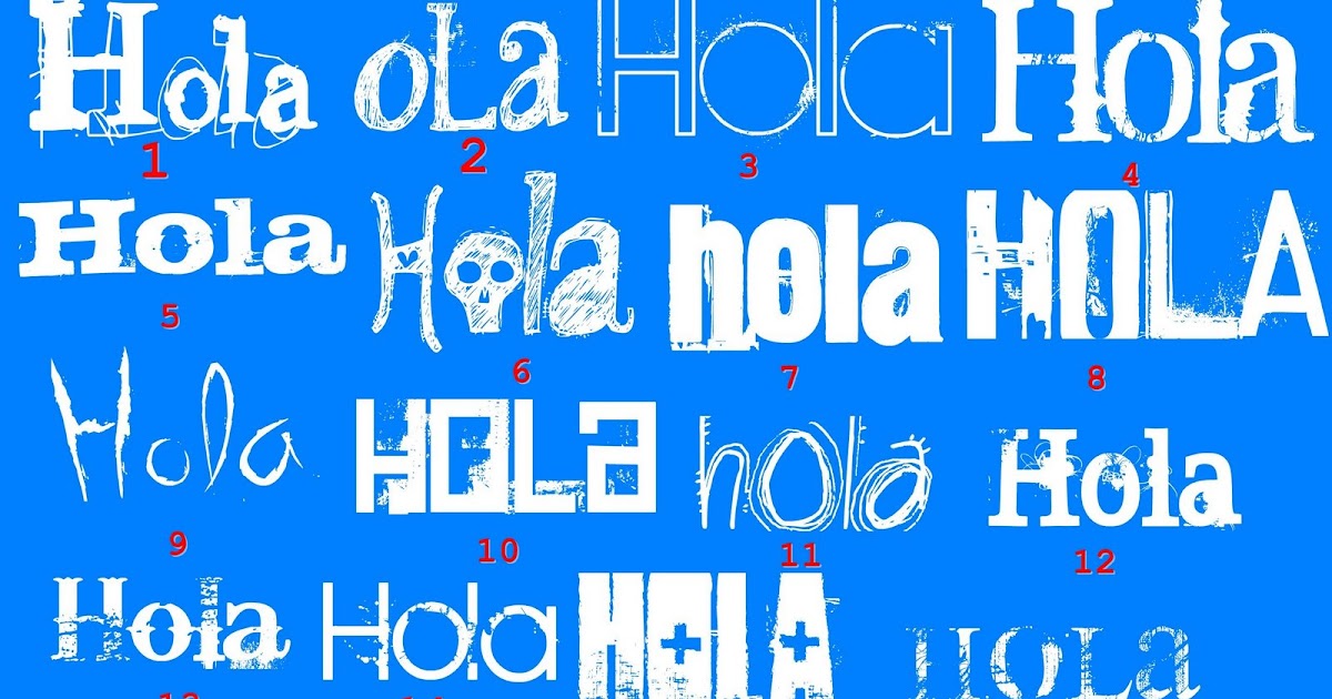 Elige Tù Banner: Tipos de letras para TÙ banner