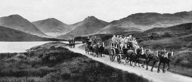 Tour Scotland: Old Photograph Highland Coaches Scotland