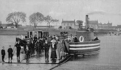 Tour Scotland: Old Photograph Renfrew Ferry Scotland