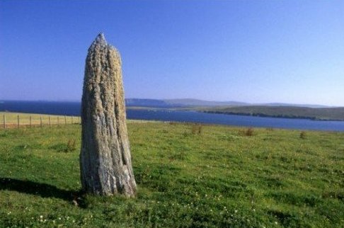 Tour Scotland: Tour Scotland Photograph Clivocast Standing Stone Shetland