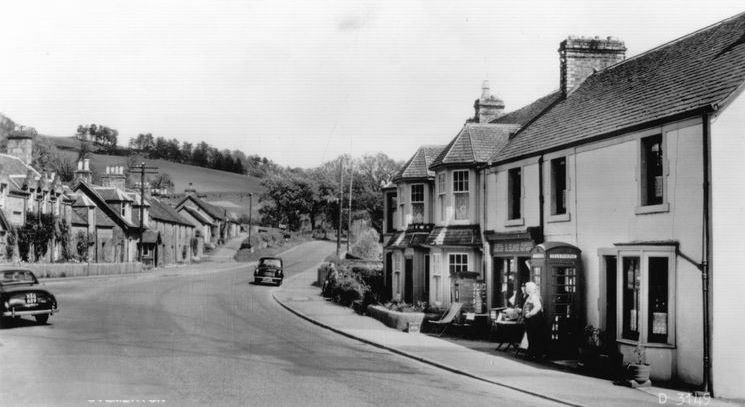 Tour Scotland: Old Photograph Gilmerton Perthshire Scotland