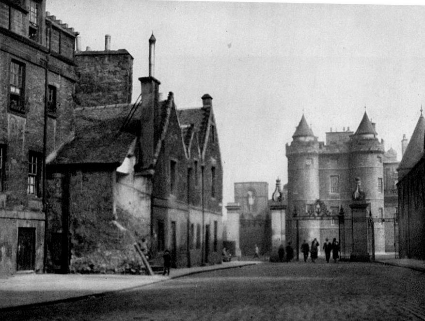 Tour Scotland: Old Photograph Abbey Strand Edinburgh Scotland