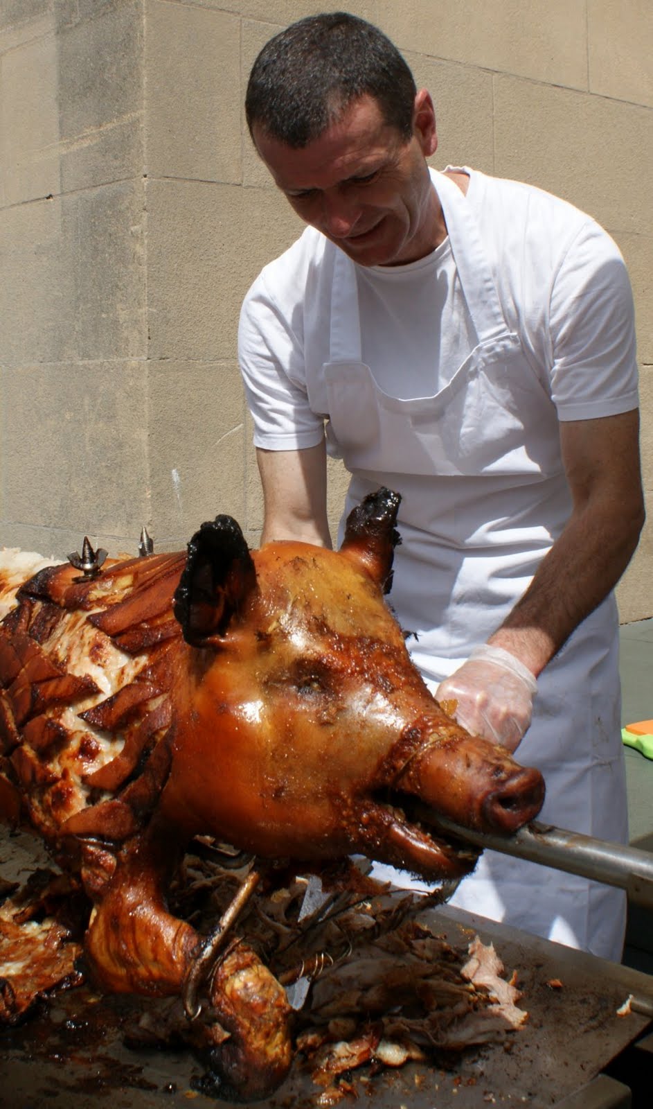 Tour Scotland: July 3rd Photograph Hog Roast Scotland