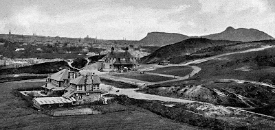 Tour Scotland: Old Photograph Braid Hills Golf Course Edinburgh Scotland