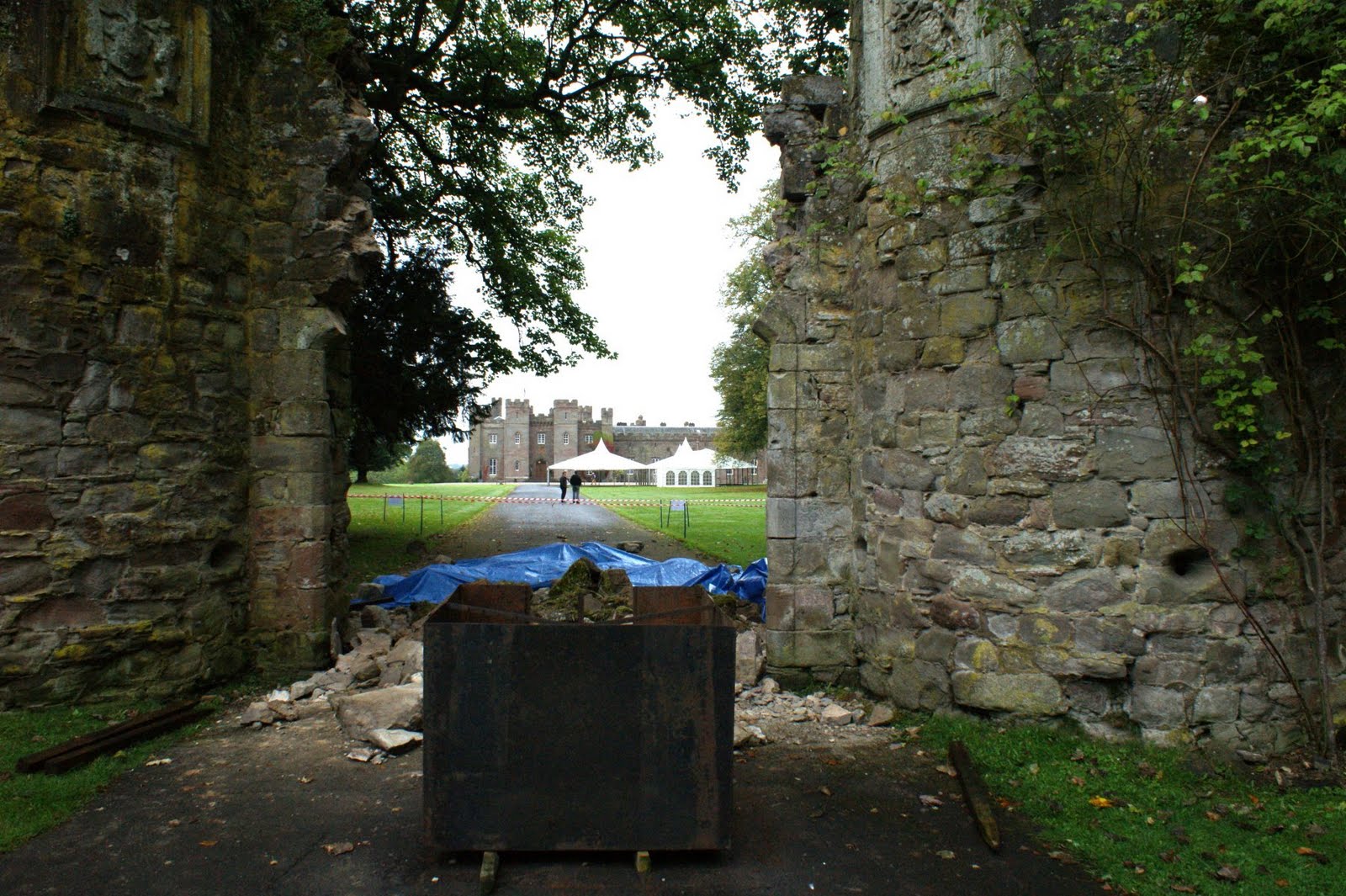 Tour Scotland: September 28th Photograph Destroyed Archway Scone Palace ...