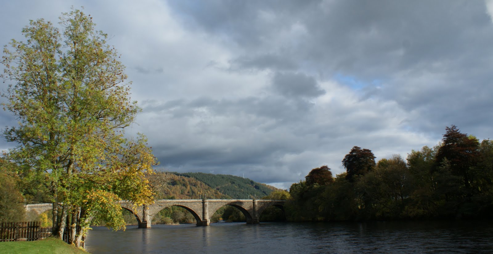 Tour Scotland: October 16th Photograph Bridge Dunkeld Scotland