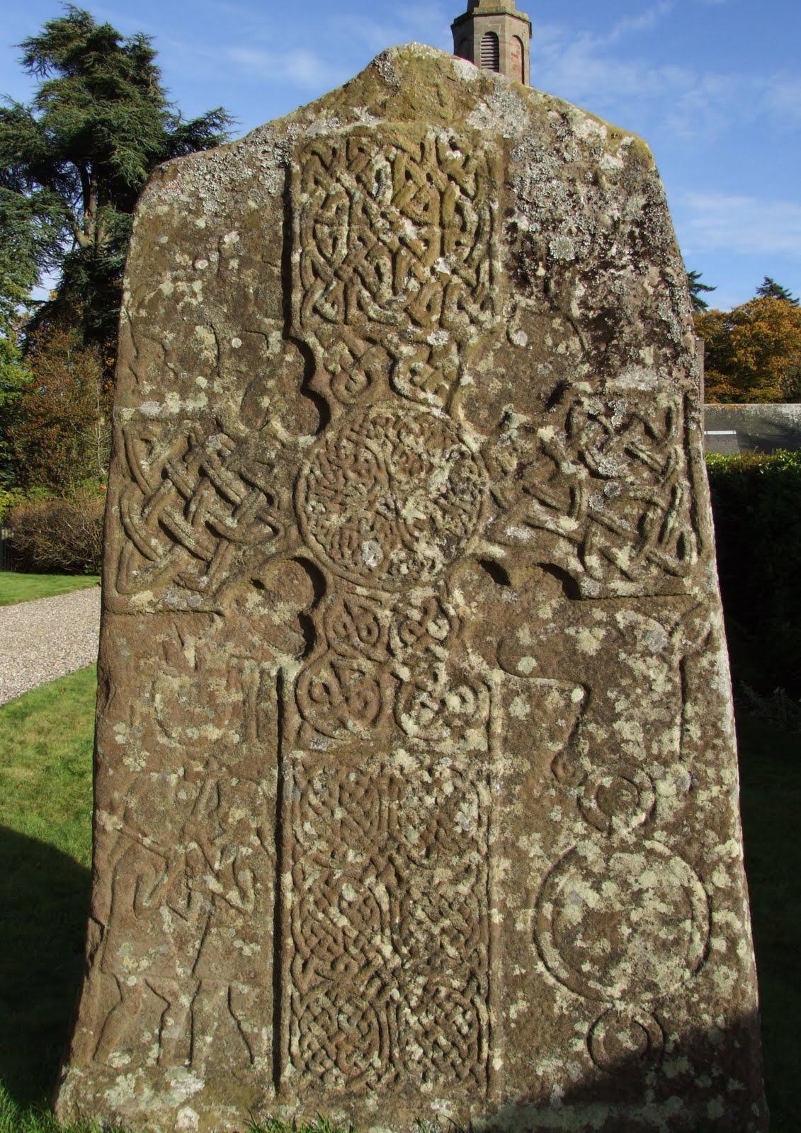 Tour Scotland: October 25th Photograph Pictish Stone Glamis Scotland