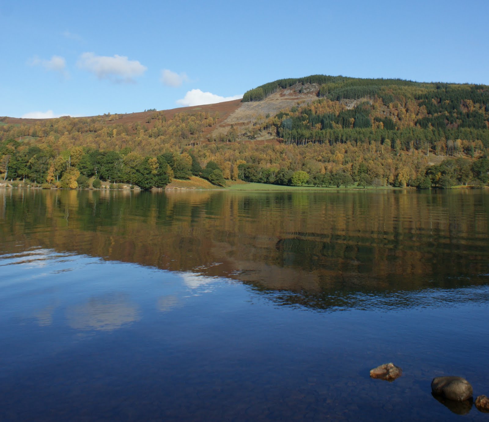Tour Scotland: October 27th Tour Photographs Loch Tummel Scotland