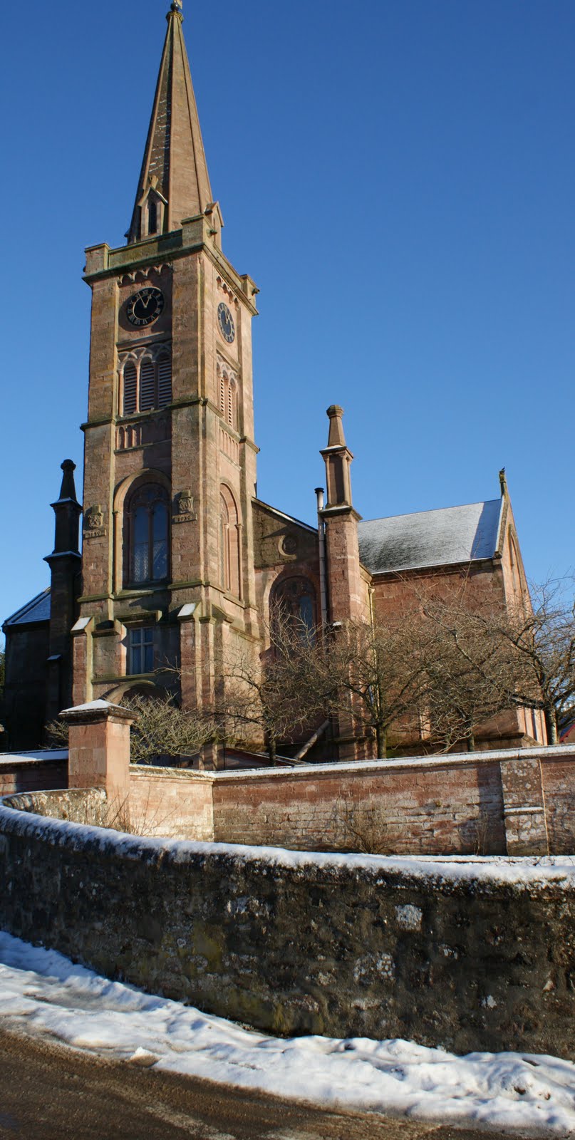 Tour Scotland: Tour Scotland Winter Photograph Parish Church Alyth