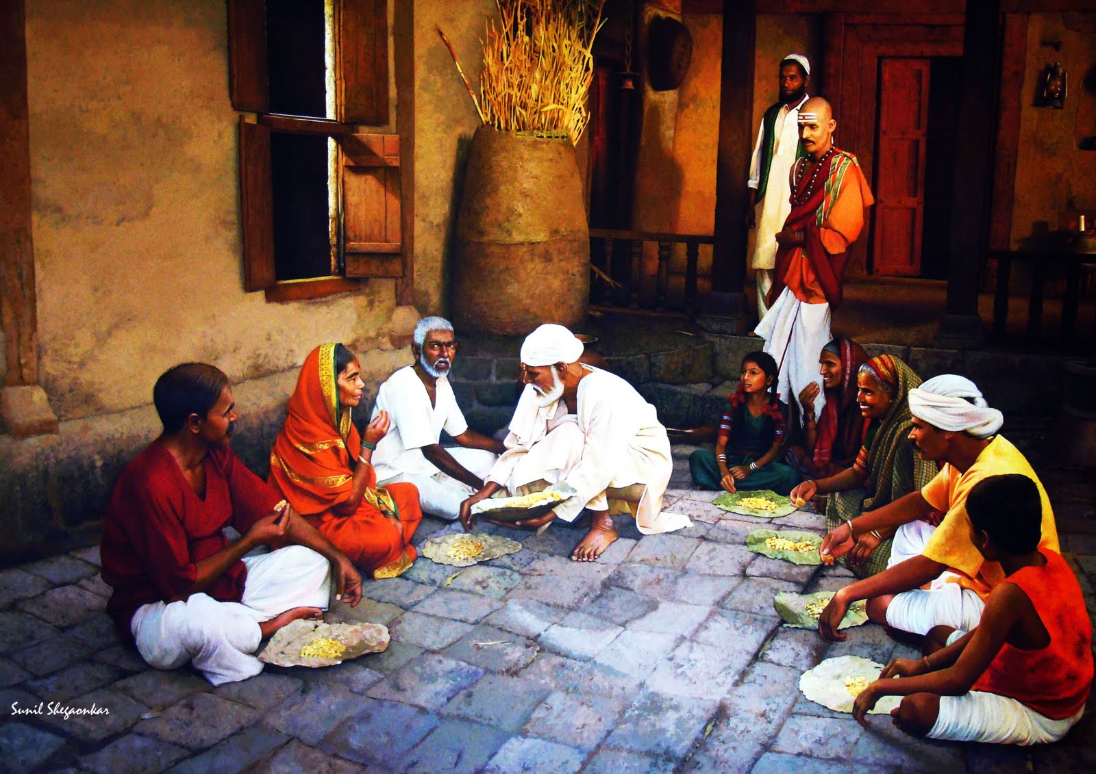 SAI BABA: SAIBABA SERVES FOOD TO VILLAGE PEOPLE IS DISPLAYED AT SHR ...