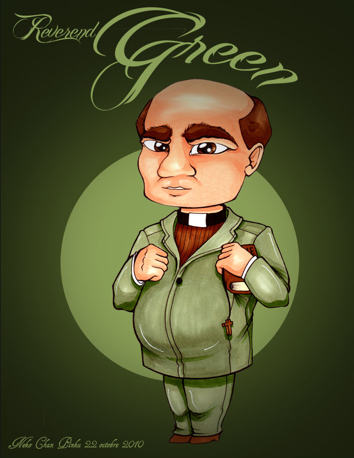 ValCréations: CLUEDO.....Reverend GREEN!!!