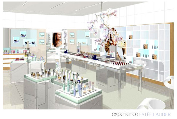 2+DE2IGN: Estee Lauder Boutique Hong Kong