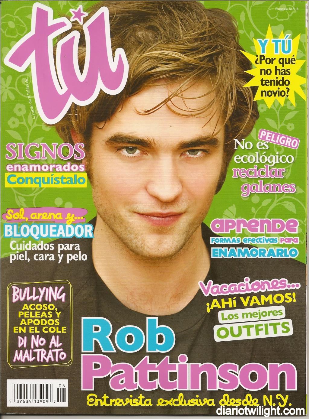 El Mundo de Crepusculo México: Scans de la Revista "Tu" de Veneziuela ...