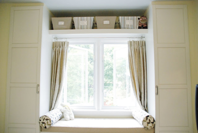 DIY Shelf Over Window Seat - Rambling Renovators