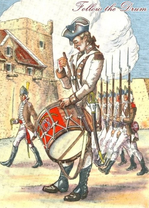 follow the drum: America, 2nd Canadian Regiment "Congress Own", 1776
