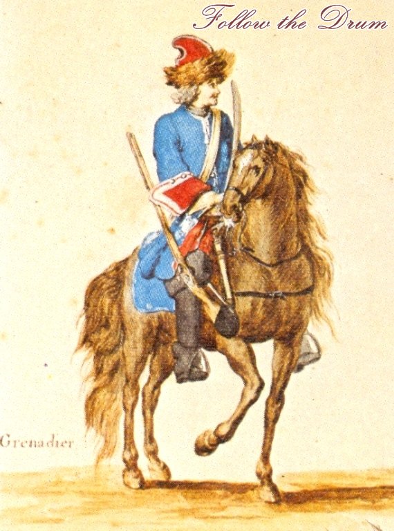 follow the drum: France, Grenadiers à Cheval de la Maison du Roi, 1720