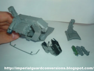 Imperial Guard Hobby: Light Attack Craft Erithacus - part 1