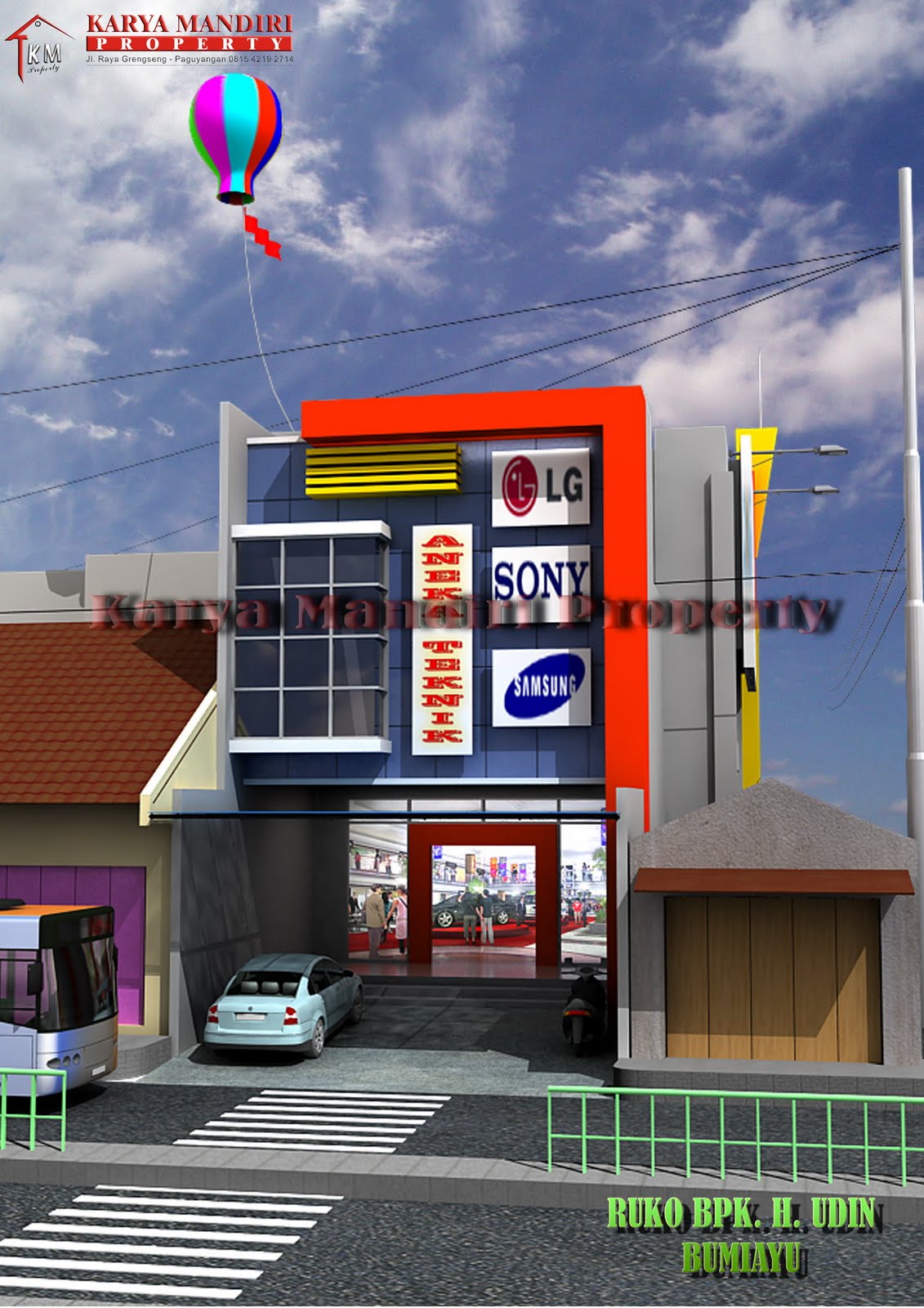 Trend Rumah Minimalis Modern 2010: Project Ruko 2 Lantai di Pusat Bumiayu