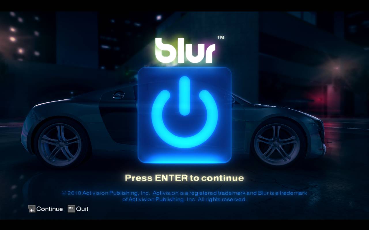 PC Gaming: Blur (TM) PC, PS3, XBOX 360 review