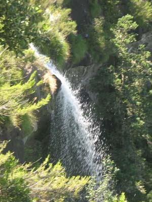 Lava Reflections: Kettle Spout waterfall in Hogsback