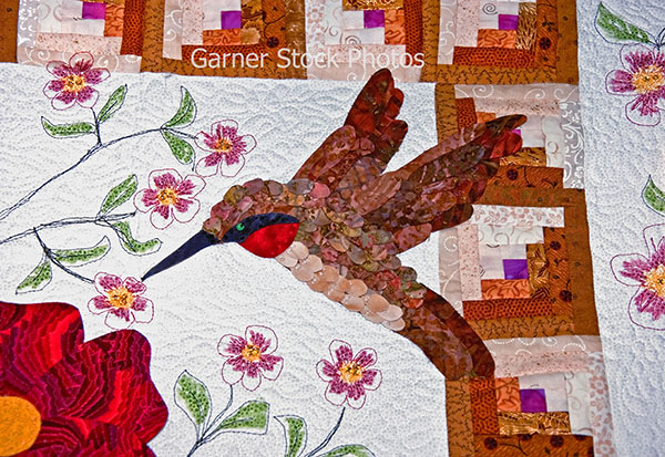 Stock and Fine Art Photos: Hummingbird Quilt