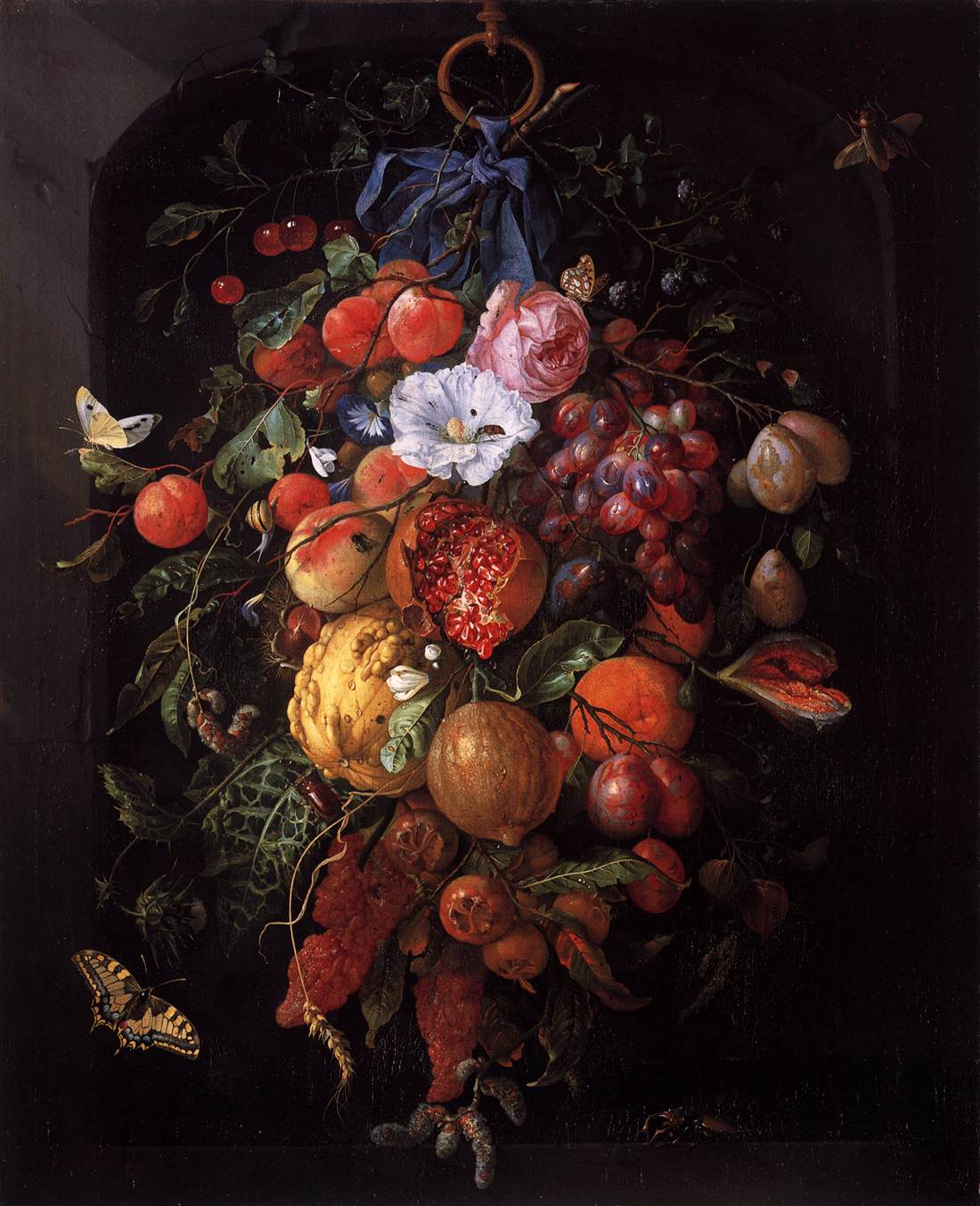 promenade culturelle: Jan Davidsz. de Heem - Bouquet in a Glass Vase