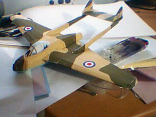 de Havilland Vampire Papercraft (Aircraft) ~ Paperkraft.net - Free ...