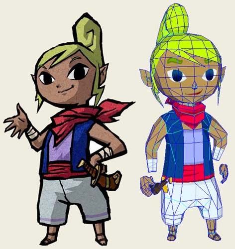 Legend of Zelda Papercraft - Tetra ~ Paperkraft.net - Free Papercraft ...