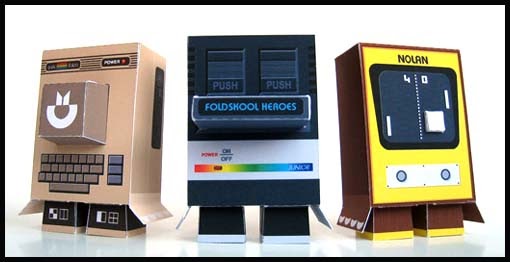 Retro Gaming Papercraft Consoles ~ Paperkraft.net - Free Papercraft ...