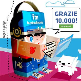 FanBoy Paper Toy (Facebook) ~ Paperkraft.net - Free Papercraft, Paper ...