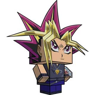 YuGiOh - Yami Yugi Papercraft ~ Paperkraft.net - Free Papercraft, Paper ...