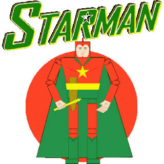 Retro Superhero - Starman Papercraft ~ Paperkraft.net - Free Papercraft ...