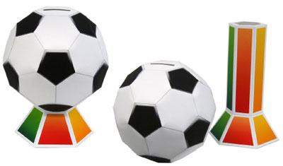 2010 FIFA World Cup Football Money Box Papercraft ~ Paperkraft.net ...