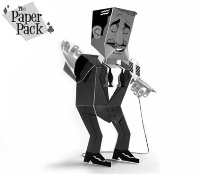 Sammy Davis Jr. Papercraft ~ Paperkraft.net - Free Papercraft, Paper ...