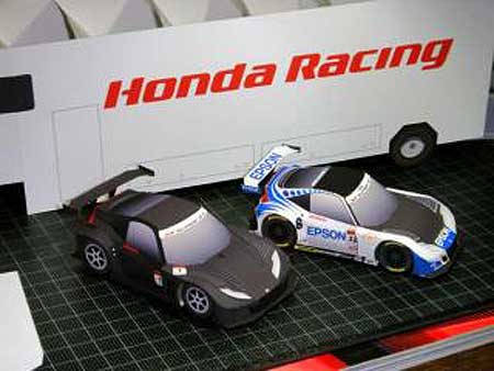 Papercraft - 2011 Honda HSV-010 GT - Papercraft4u | Free Papercrafts ...