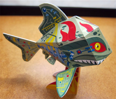 Paper Toy - C3 Koi Fish 2 - Papercraft4u | Free Papercrafts, Paper Toys ...