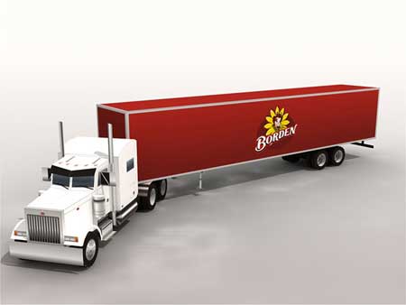Papercraft - Peterbilt 379 Semi Truck - Papercraft4u | Free Papercrafts ...